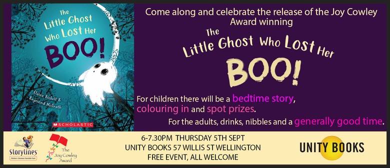 Book Event - The Little Ghost Who Lost Her Boo - Wellington - Eventfinda