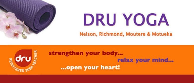 Dru Yoga Workshop - Nurture Your Spine - Nelson - Eventfinda
