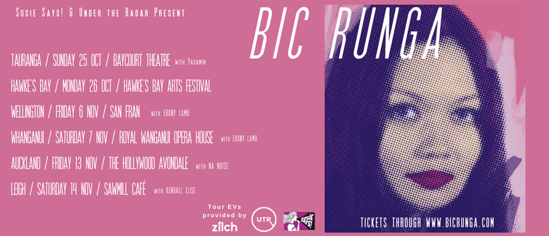 Bic Runga Tour - Whanganui - Eventfinda