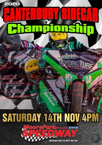 2020/21 Canterbury Speedway Sidecar Championship - Christchurch ...