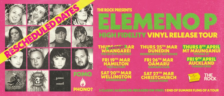 Elemeno P - High Fidelity Vinyl Release Tour - Mt Maunganui - Eventfinda