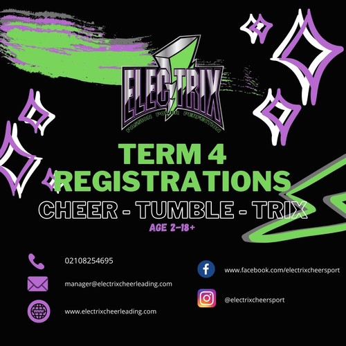 Electrix Cheersport Holiday Program - Nelson - Eventfinda