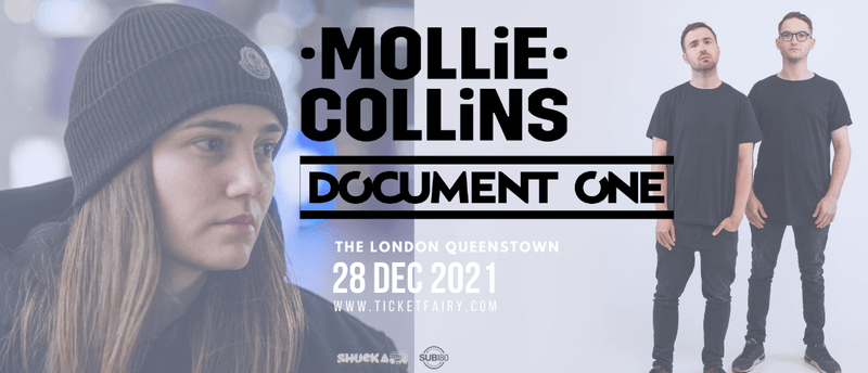 Document One & Mollie Collins (UK) Drum & Bass - Queenstown - Eventfinda