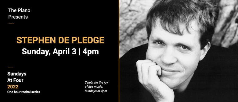 Stephen De Pledge - Sundays At Four - Christchurch - Eventfinda