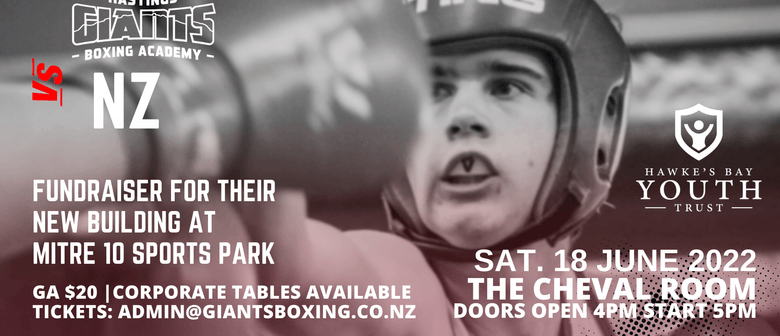 Giants Boxing Academy vs New Zealand - Hastings - Eventfinda