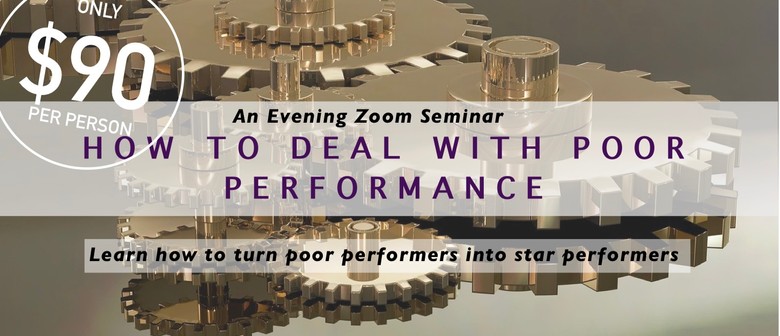 How To Deal With Poor Performance: A Mark Wager Seminar - Virtual ...
