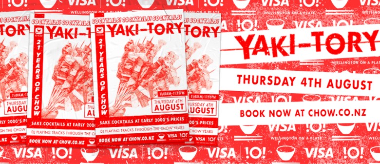 Yaki- Tory: 21 years on Tory - Wellington - Eventfinda