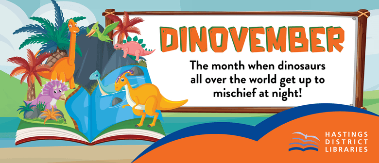 Dinovember Find a Dino in the Library! - Hastings - Eventfinda