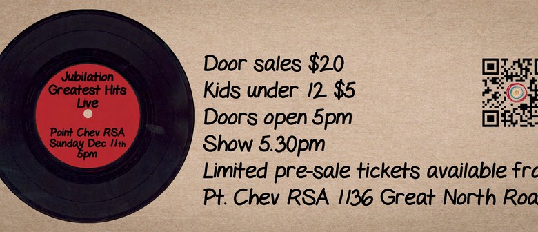 Jubilation Greatest Hits - Auckland - Eventfinda