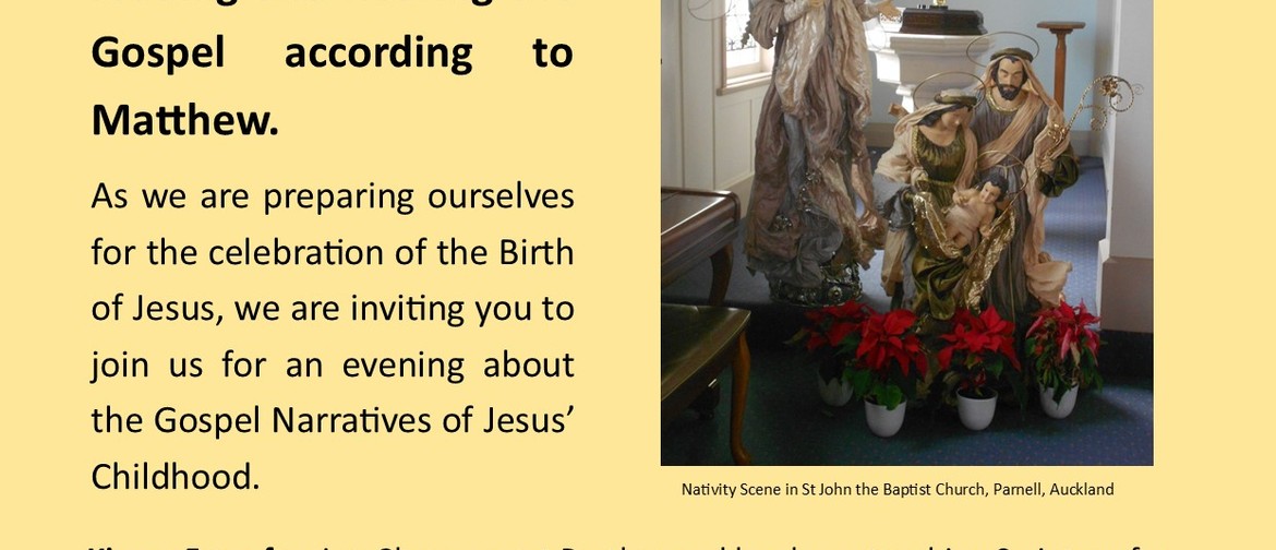 The Christmas Story according to the Gospel of Matthew - Virtual ...