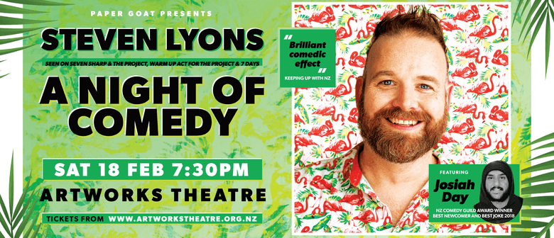 Steven Lyons: A Night of Comedy - Auckland - Eventfinda