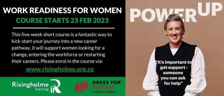 Work Readiness for Women - A Five Week Course - Christchurch - Eventfinda