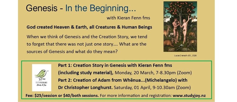 Genesis - In the Beginning - Virtual - Eventfinda