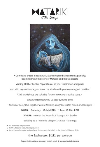 Matariki Inspired Workshop - Tauranga - Eventfinda