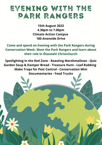 Evening With the Park Rangers - Christchurch - Eventfinda