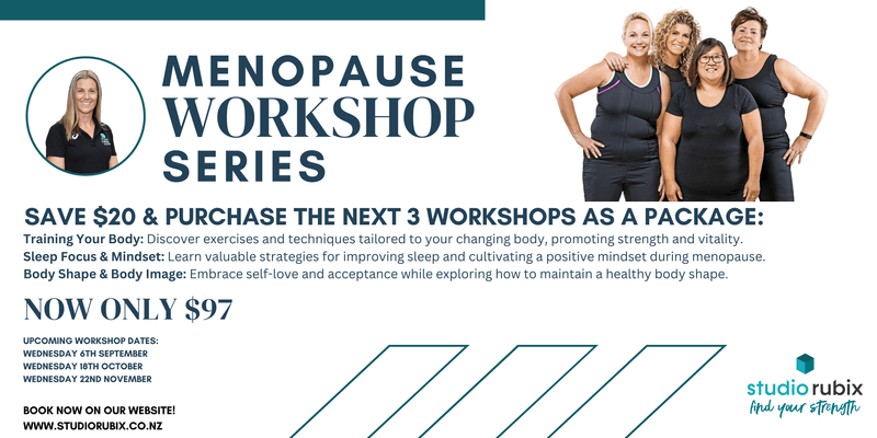 Let's Talk Menopause Workshop Series | Studio Rubix - Manawatu / Whanganui - Eventfinda