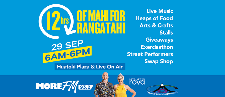12 Hours of Mahi for the Rangatahi - New Plymouth - Eventfinda