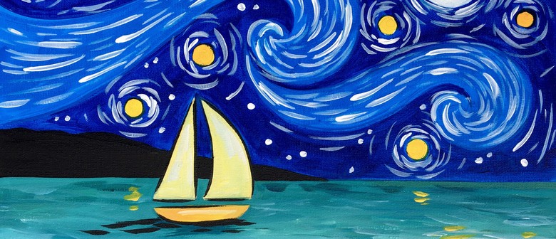 Hamilton Paint and Wine Night - Sail a Starry Night - Hamilton - Eventfinda