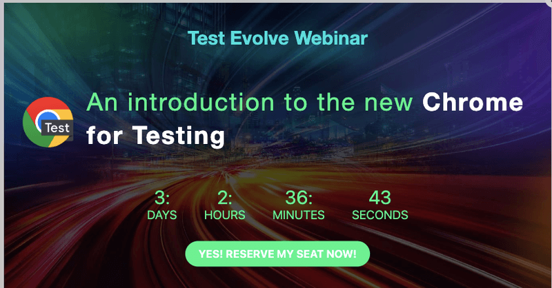 An introduction to the new Chrome for Testing - Virtual - Eventfinda