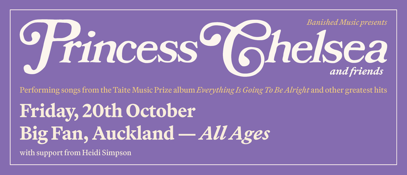 Princess Chelsea - All Ages show with Heidi Simpson - Auckland - Eventfinda