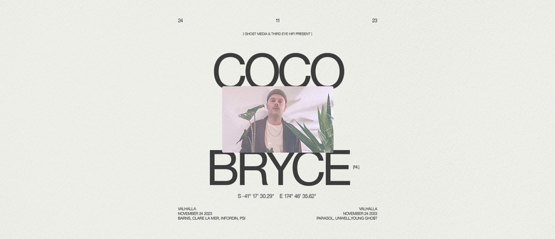 Coco Bryce - Wellington - Eventfinda