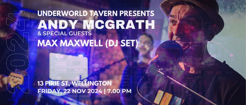 Andy McGrath & Guests - Wellington - Eventfinda