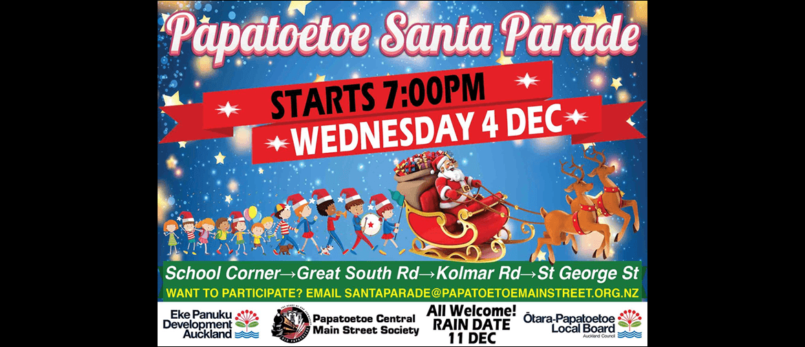 Papatoetoe Santa Parade - Auckland - Eventfinda