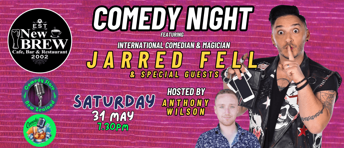New Brew Comedy Night - Jarred Fell - Auckland - Eventfinda