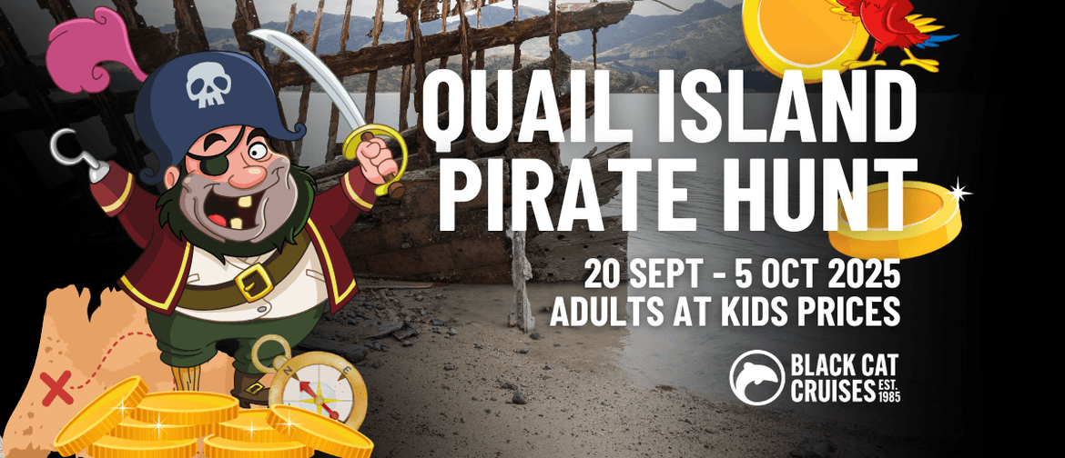 Quail Island Pirate Hunt - Banks Peninsula - Eventfinda