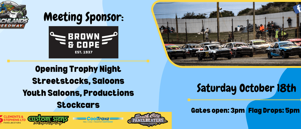 Custom Signs Beachlands Speedway Opening Meeting - Dunedin - Eventfinda