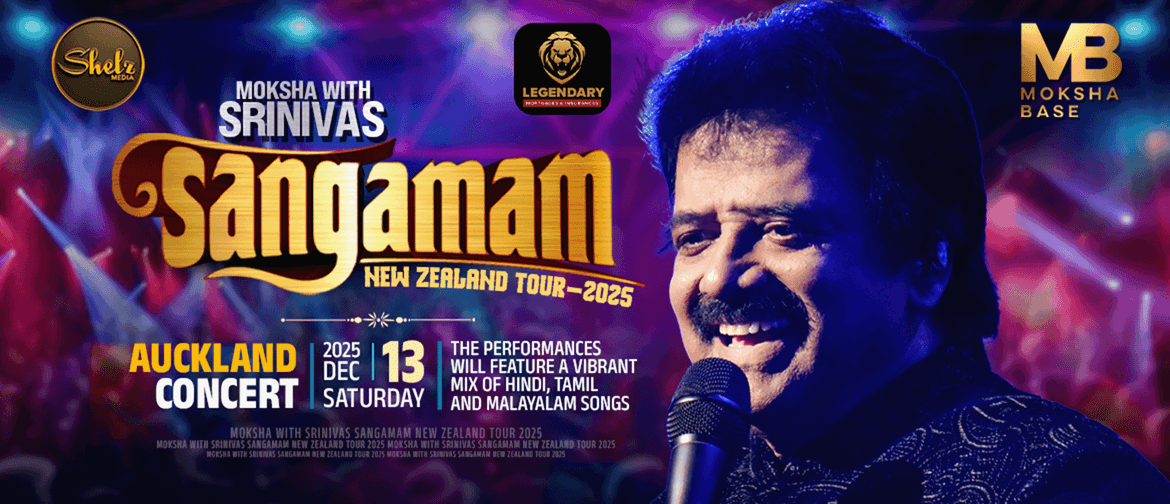 Moksha with Srinivas "Sangamam" NZ Tour – Auckland - Auckland - Eventfinda