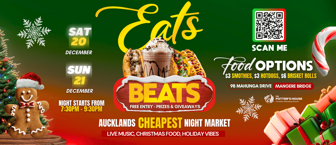 East & Beats (Auckland's Cheapest Night Market) - Auckland - Eventfinda