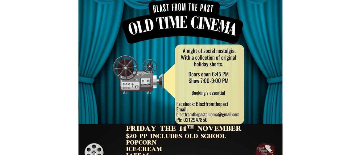 November Old Time Cinema Screening - Himatangi - Eventfinda