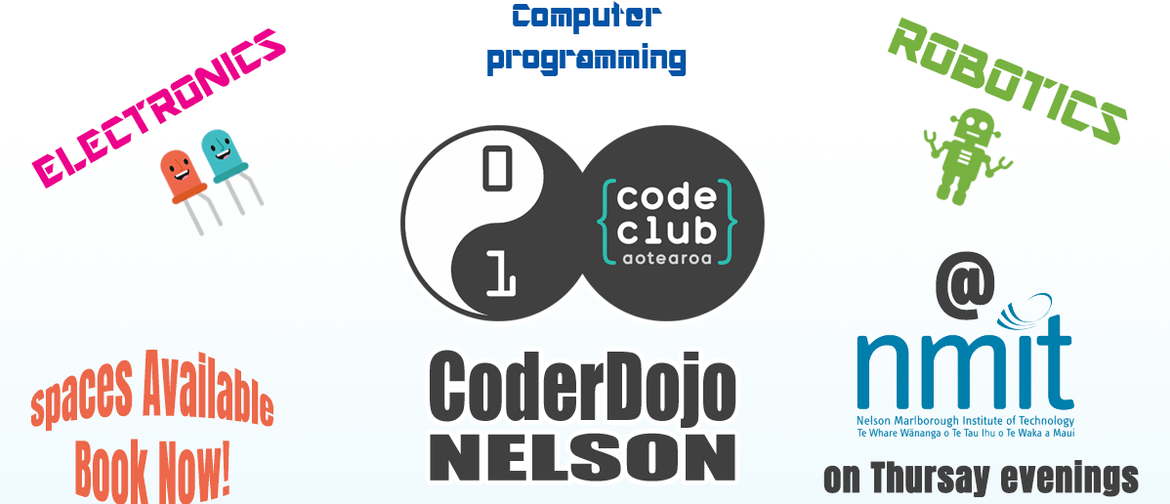 CoderDojo Computer Club for Kids (Term 4 Signup) - Nelson - Eventfinda