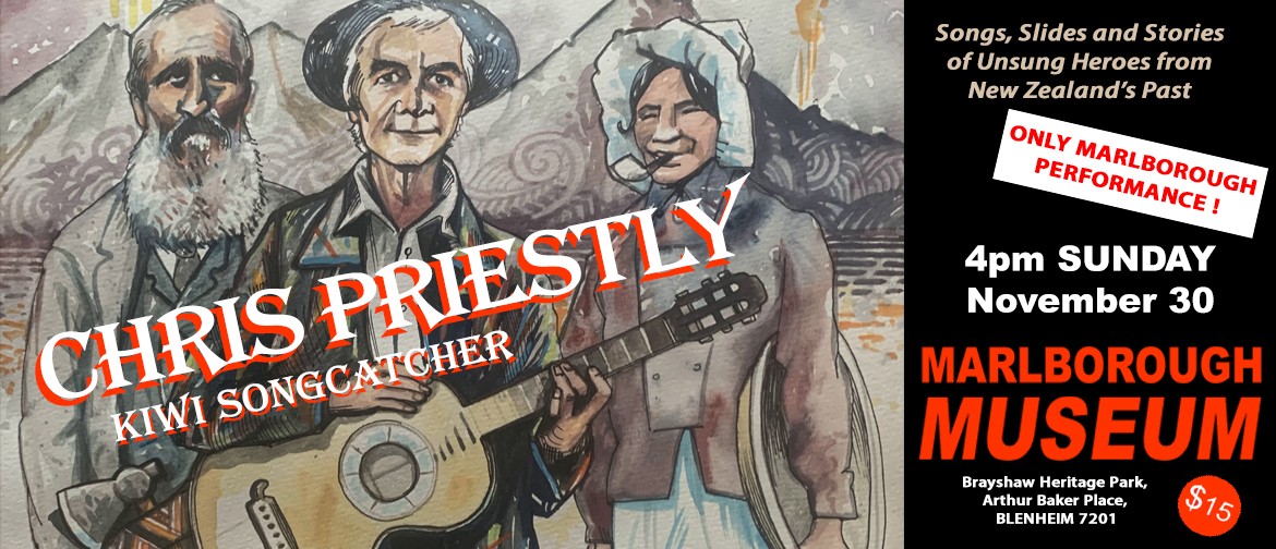 Unsung Heroes - Chris Priestley - Blenheim - Eventfinda