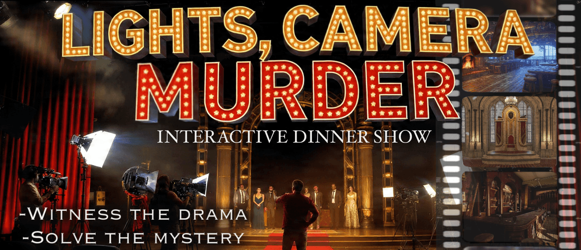 Lights! Camera! Murder! - Christmas Murder Mystery Dinner Theatre ...