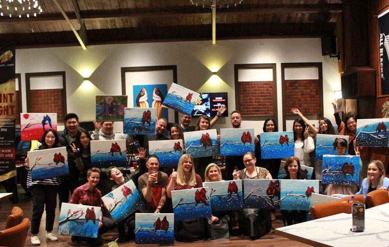 Paint n Chill - Sunset Sky Tower - Auckland - Eventfinda