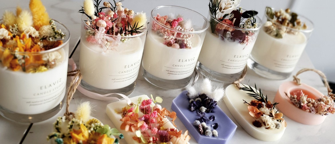 Flower Candles Making Workshop - Auckland - Eventfinda