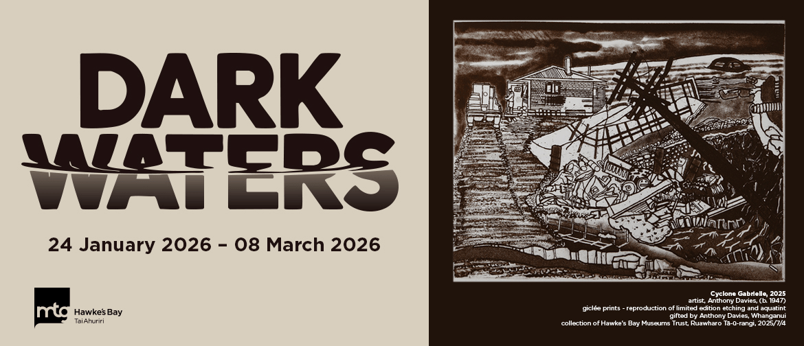 Dark Waters: Anthony Davies - Napier - Eventfinda