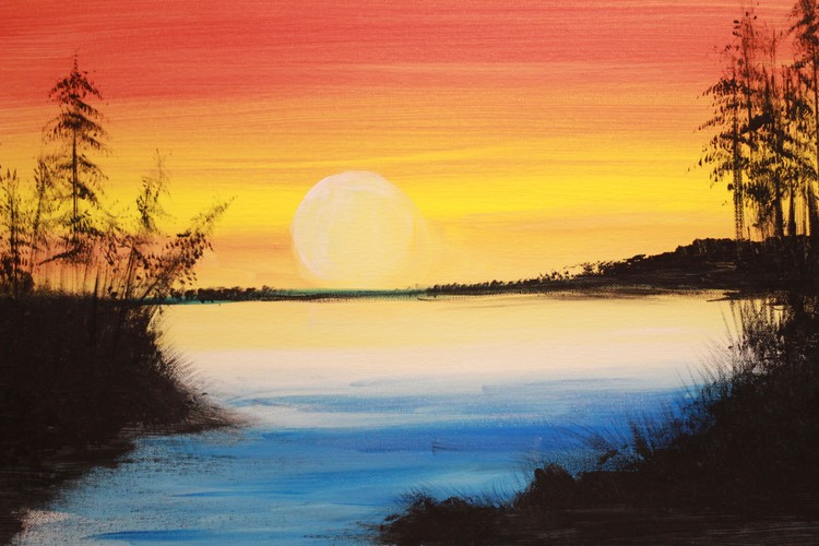 Paint n Chill - Golden Sunset - Auckland - Eventfinda