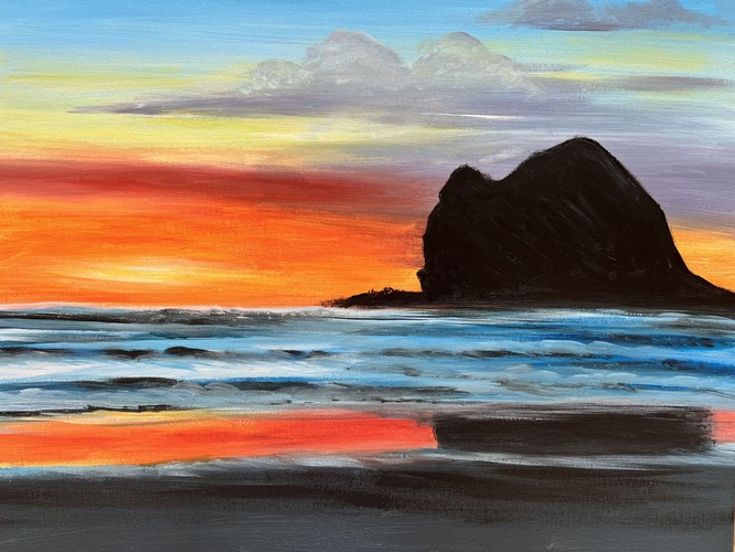 Paint n Chill with Welcome Drink - Sunset at Piha - Auckland - Eventfinda