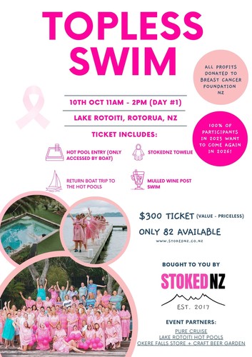 Topless Swim (fundraiser for Breast Cancer Foundation NZ) - Rotorua ...
