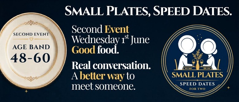 Small Plates Speed Dates - Eventfinda