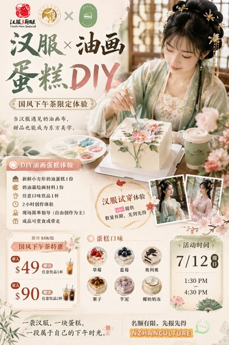 Cake Painting Experience: A Chinese-Western Fusion Workshop - Auckland ...