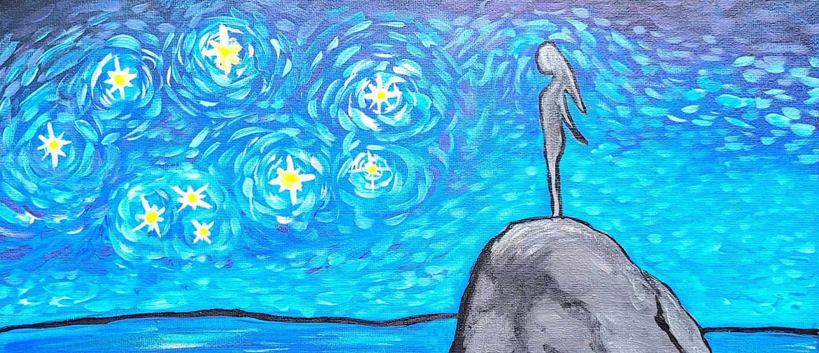 Paint and Wine Night - Matariki Lady on the Rock - Rotorua - Eventfinda
