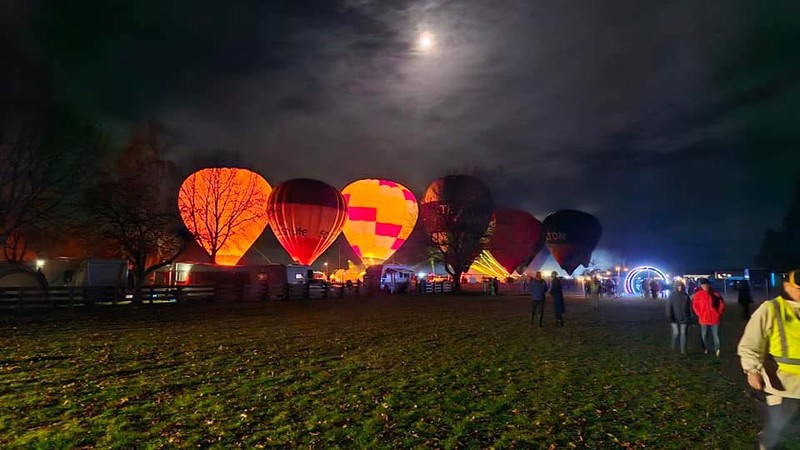 Fire & Ice Hot Air Balloon Glow and Laser Festival - Methven - Eventfinda