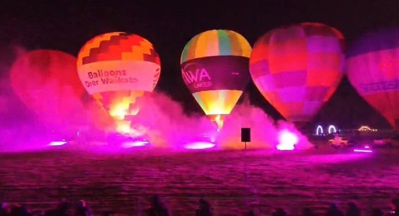 Fire & Ice Hot Air Balloon Glow and Laser Festival - Methven - Eventfinda