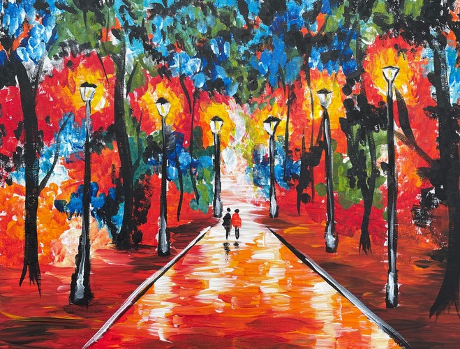 Paint and Wine Night - Farewell to Anger - Auckland - Eventfinda